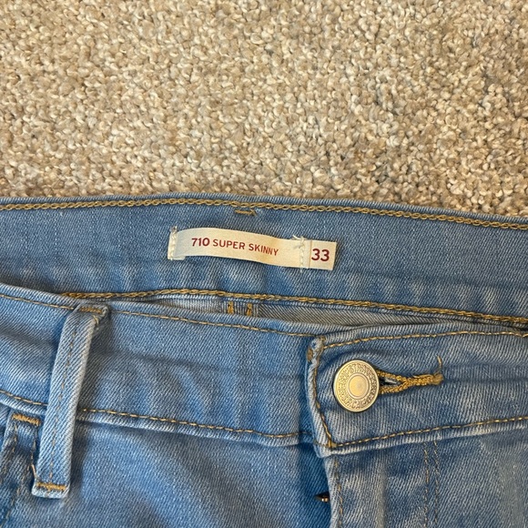 Levi's | Jeans | Levis 7 Size 33 Super Skinny Ripped Jeans | Poshmark